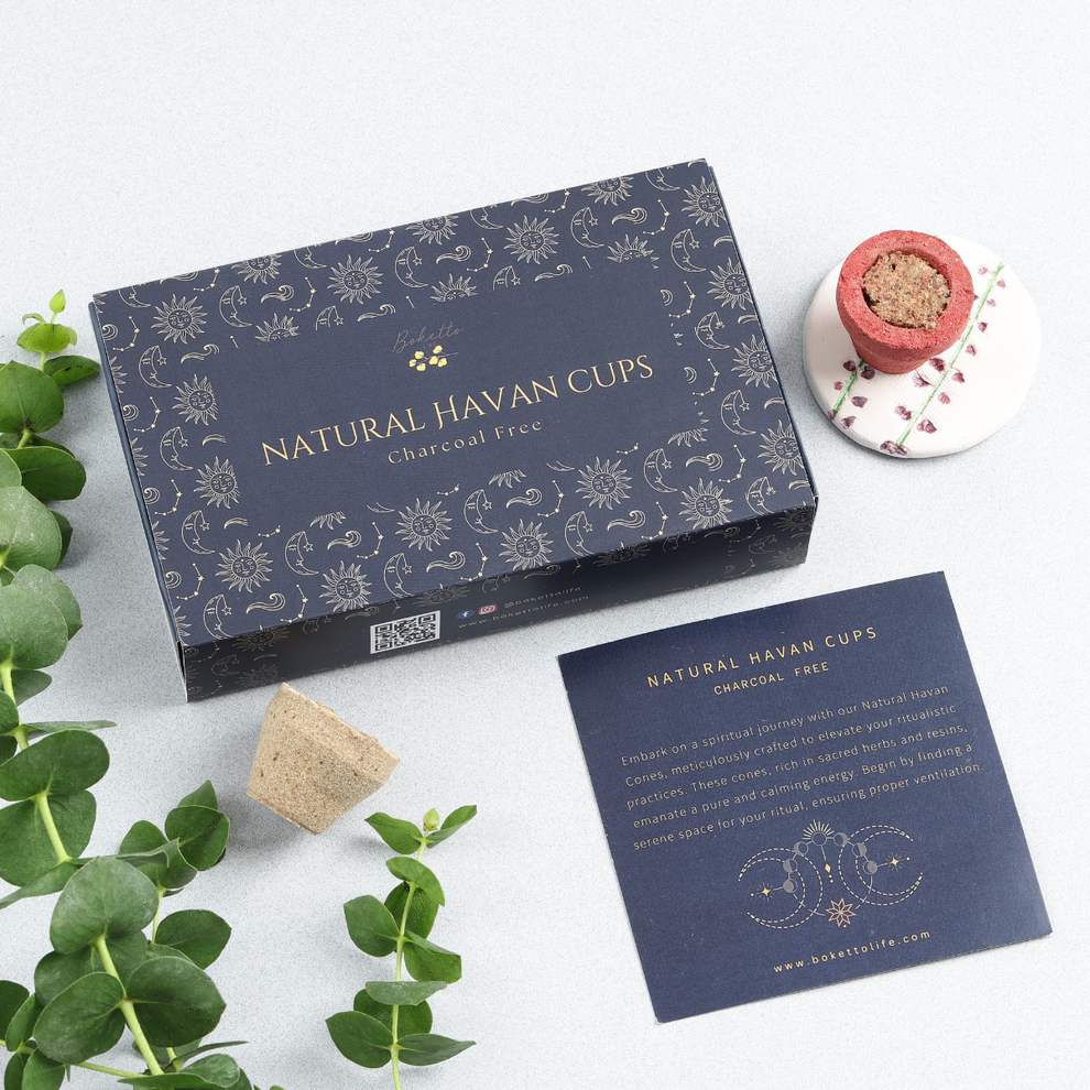 Natural Havan Cups / Sambrani cups – BokettoLife